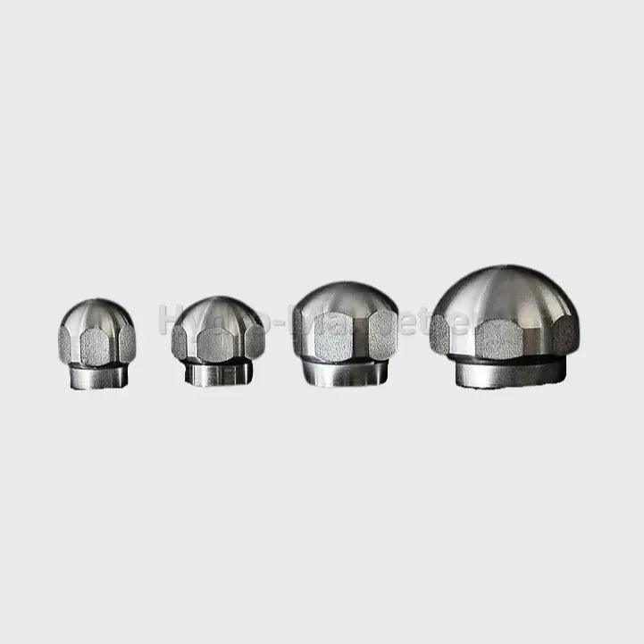 Round Hex Nose Nozzle 1/8", 1/4", 3/8", 1/2"| Hydro-Max Jetter